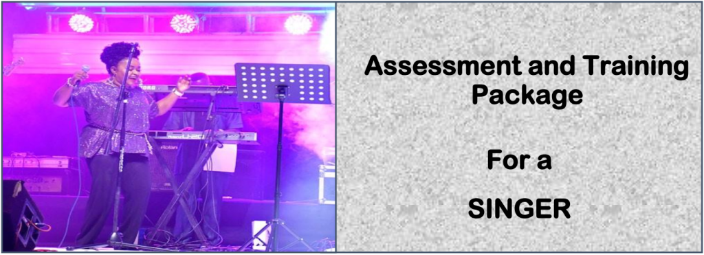 DIT-ASSESSMENT AND TRAINING PACKAGE FOR A SINGER